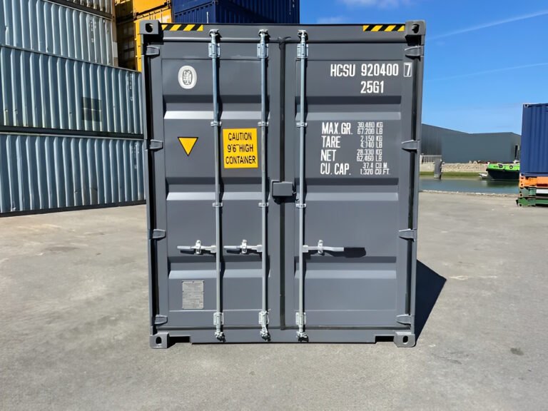 20ft High Cube Shipping Container – One-Trip (9ft 6in High) - Colli ...