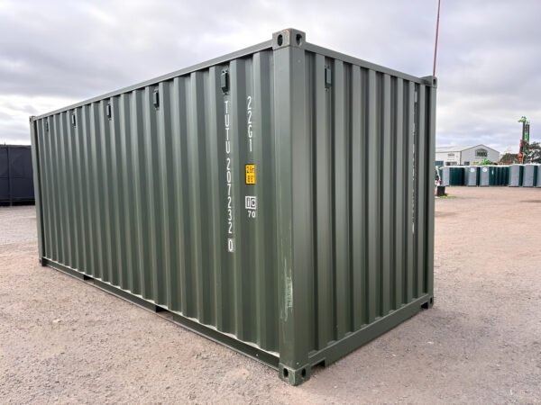 20Ft Shipping Container (One Trip) – Dark Green - Colli Trans Containers