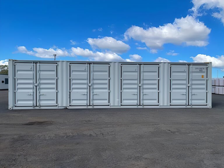 New 40ft One-Trip High Cube Shipping Container with 4 Side Doors ...