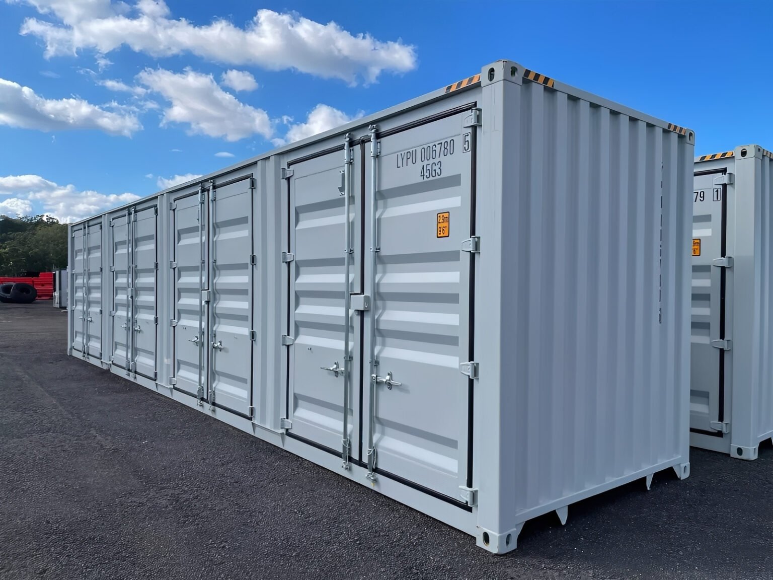 New 40ft One-Trip High Cube Shipping Container with 4 Side Doors ...