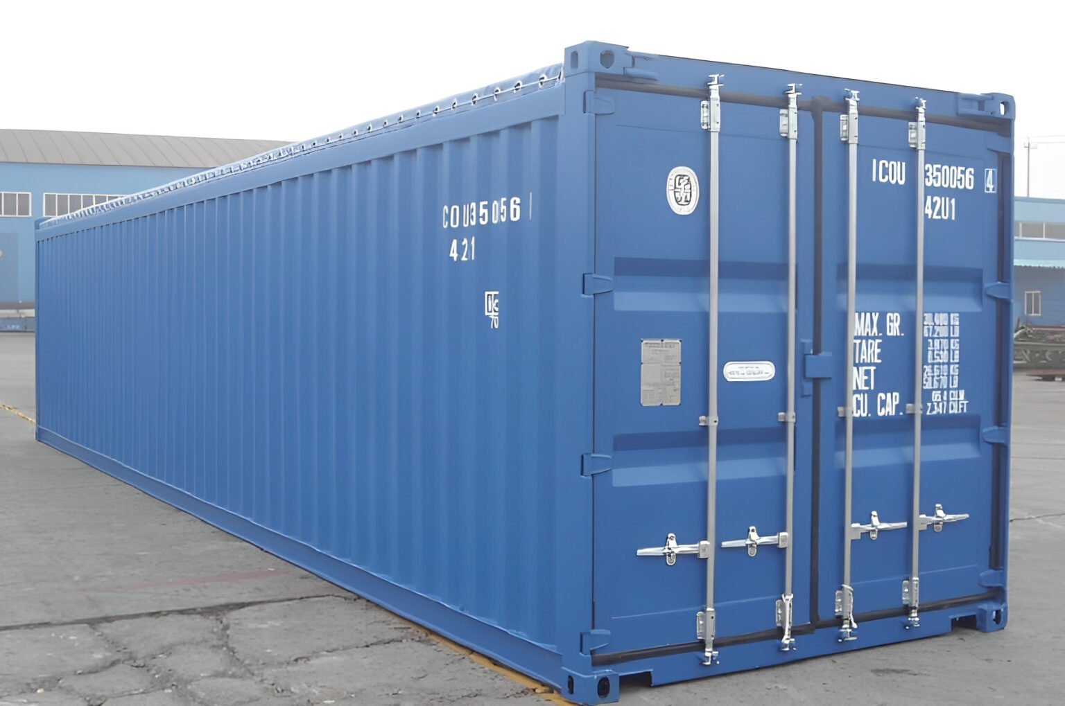 40ft x 8ft New Open Top Shipping Container - Colli Trans Containers