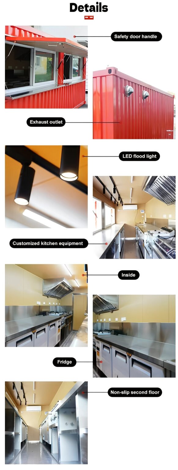 20Ft Shipping Container Shop For Full-Service Restaurant Or Coffee Shop ...