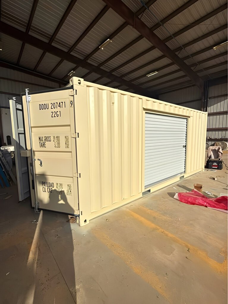 20ft One-Trip Shipping Container with 10ft Roll-Up Door - Colli Trans ...