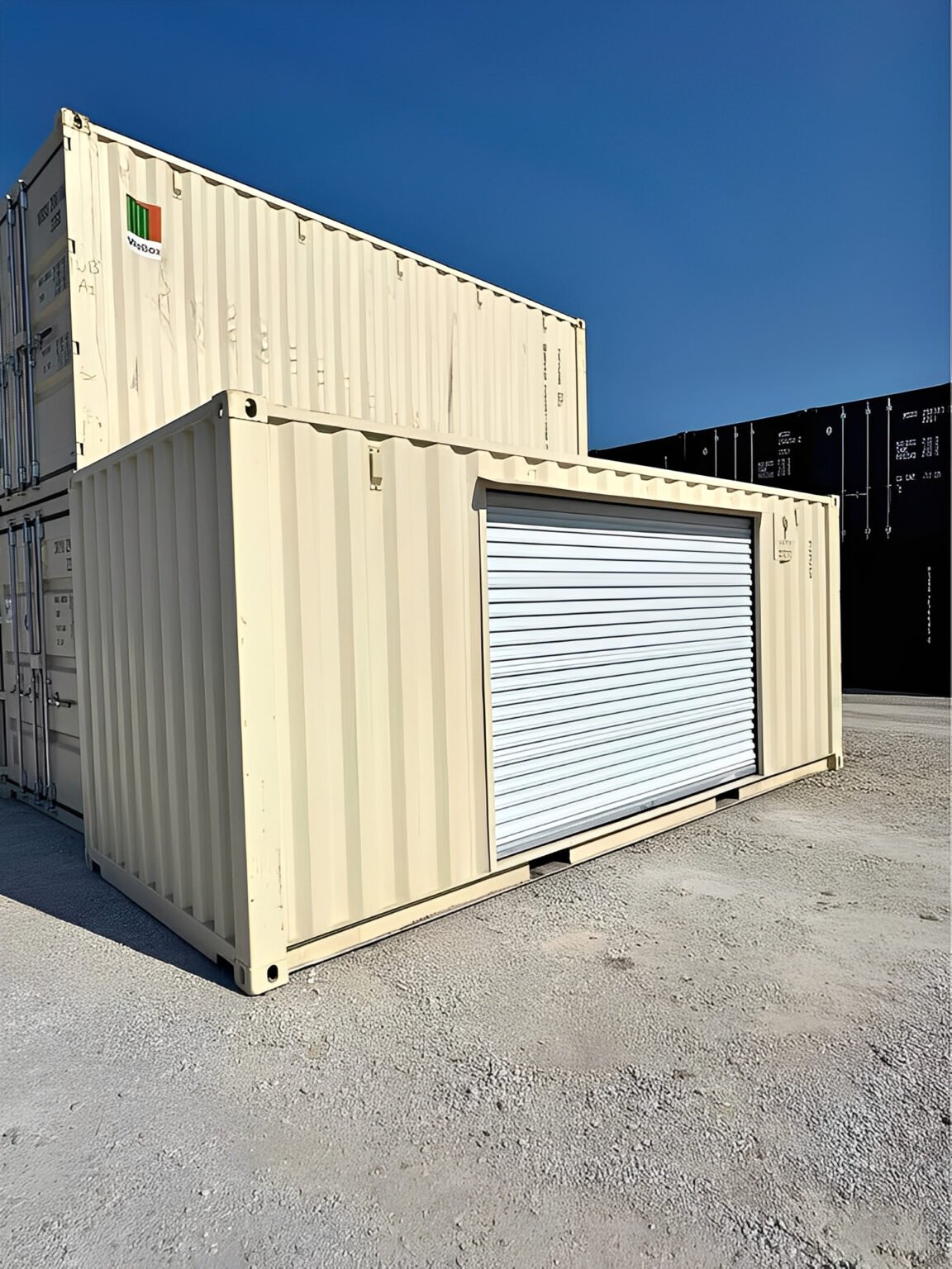 20ft One-Trip Shipping Container with 10ft Roll-Up Door - Colli Trans ...