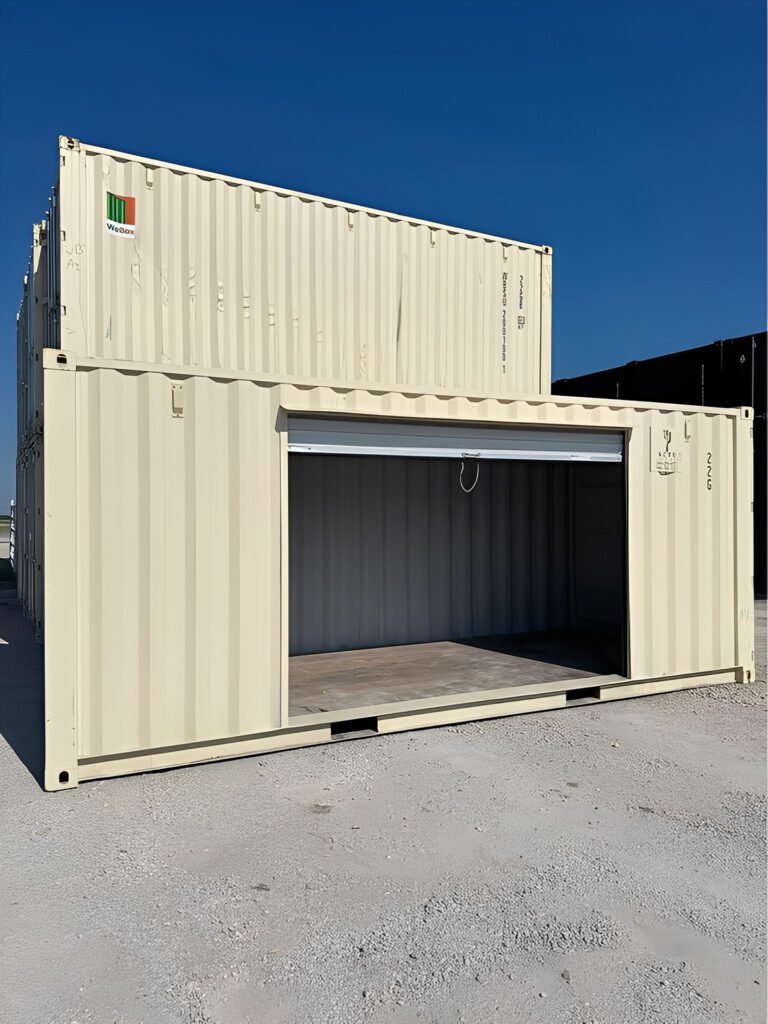 20ft One-Trip Shipping Container with 10ft Roll-Up Door - Colli Trans ...