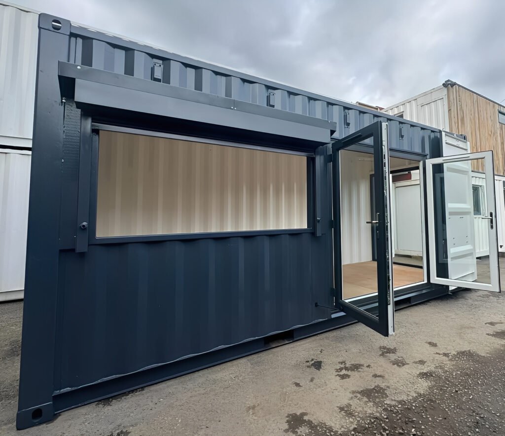 20ft x 8ft Custom Shipping Container Conversion – Portable Building ...