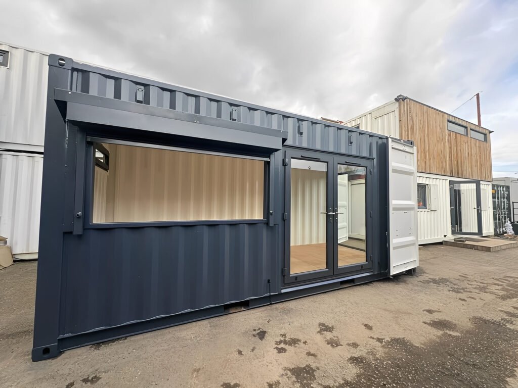 20ft x 8ft Custom Shipping Container Conversion – Portable Building ...