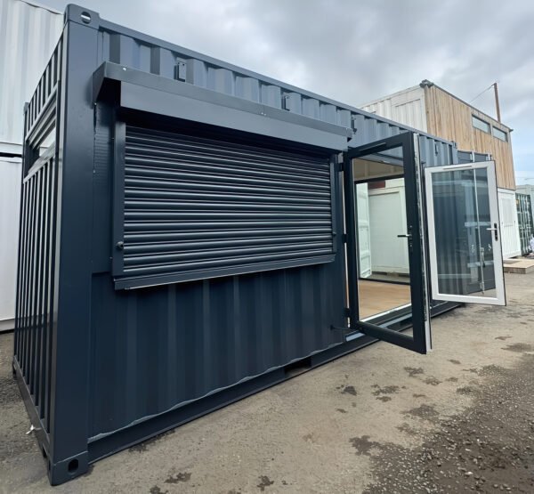 20ft x 8ft Custom Shipping Container Conversion – Portable Building ...