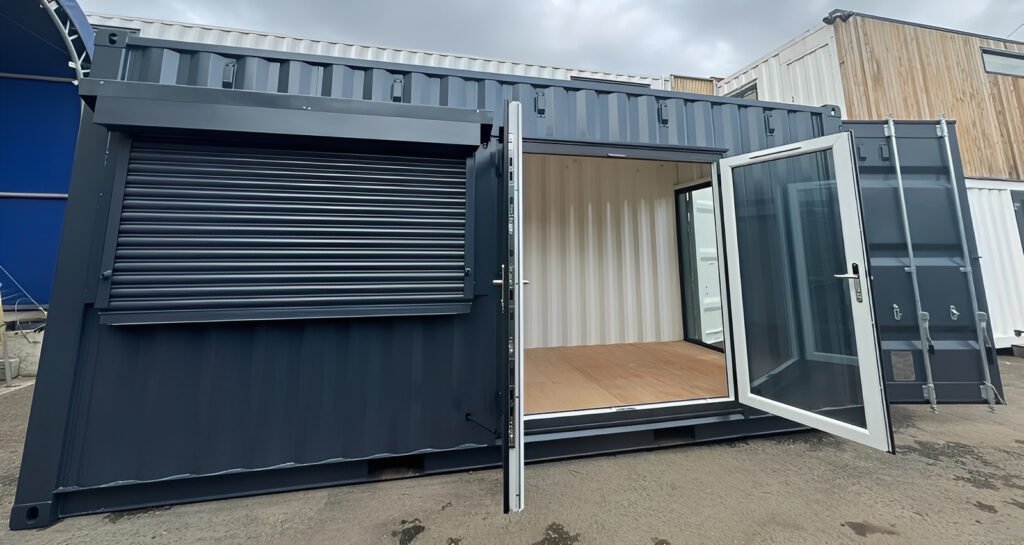 20ft x 8ft Custom Shipping Container Conversion – Portable Building ...