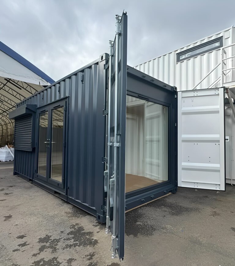 20ft x 8ft Custom Shipping Container Conversion – Portable Building ...
