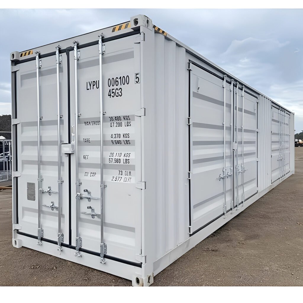 40ft High Cube Storage Container with 2 Side Doors - Colli Trans Containers